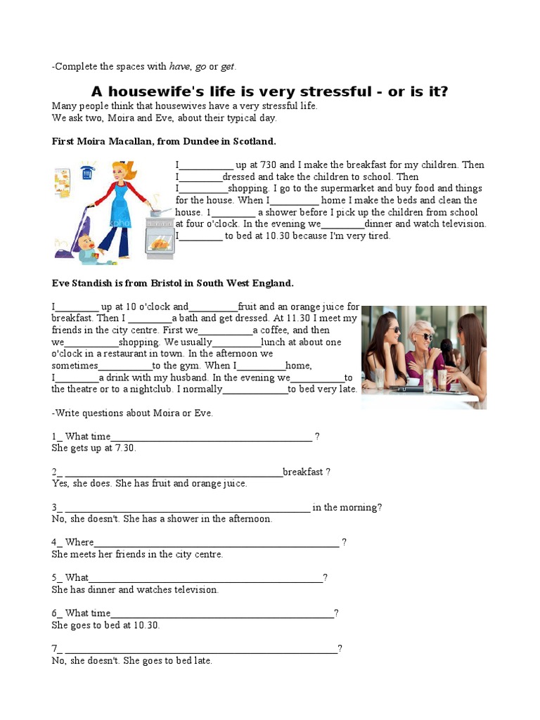 Present Simple Reading | PDF