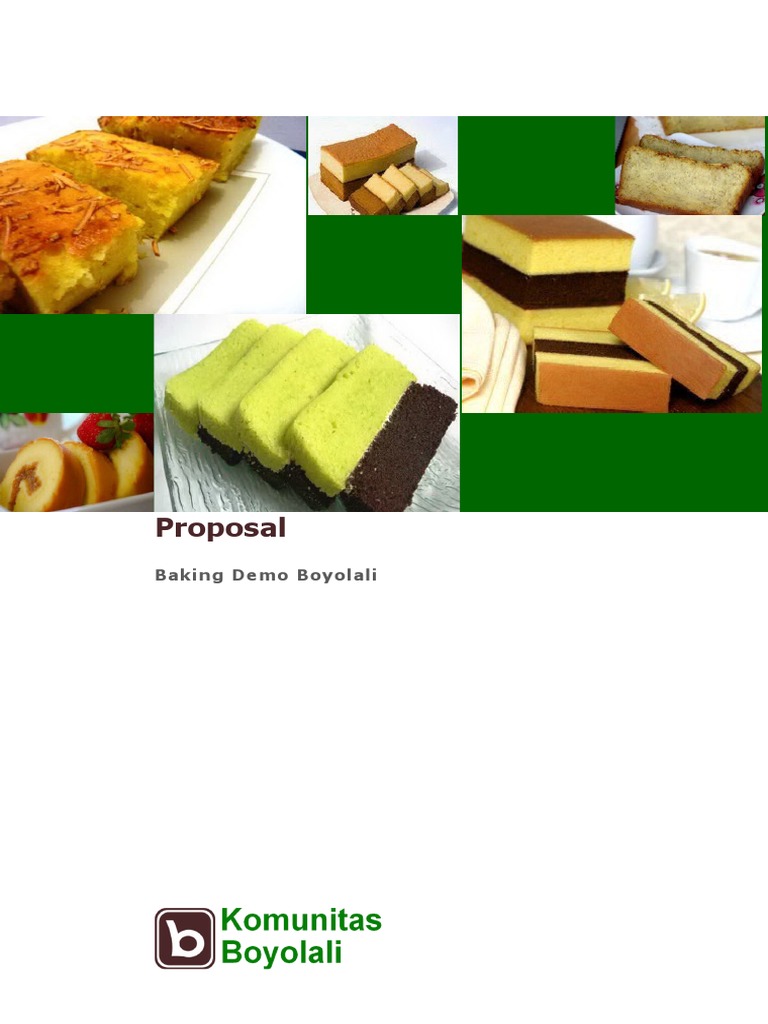 Proposal Baking Demo | PDF | Bisnis | Seni