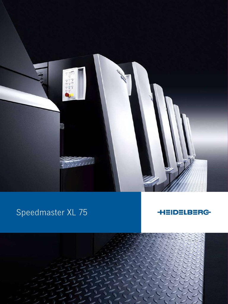 Brochure Speedmaster XL 75 en PDF | PDF | Printing | Automation