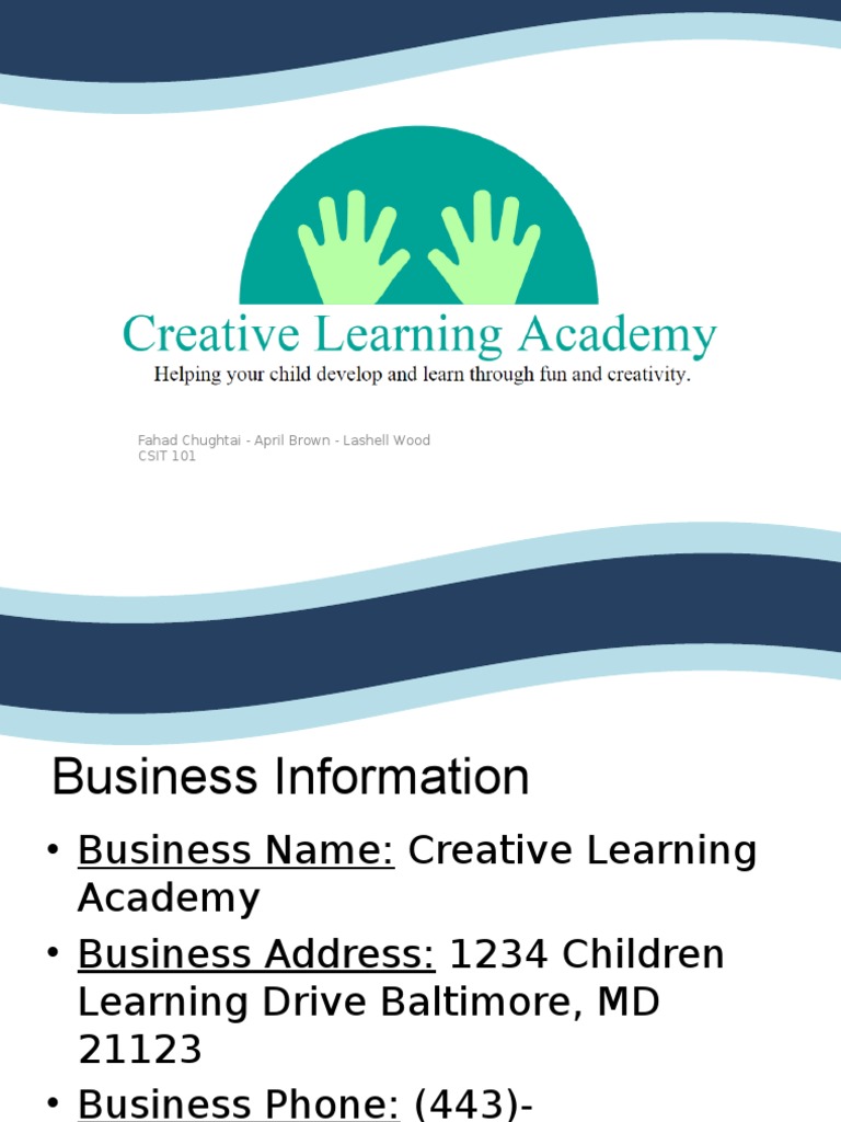 Creative Learning Academy Overview | PDF | Self-Improvement