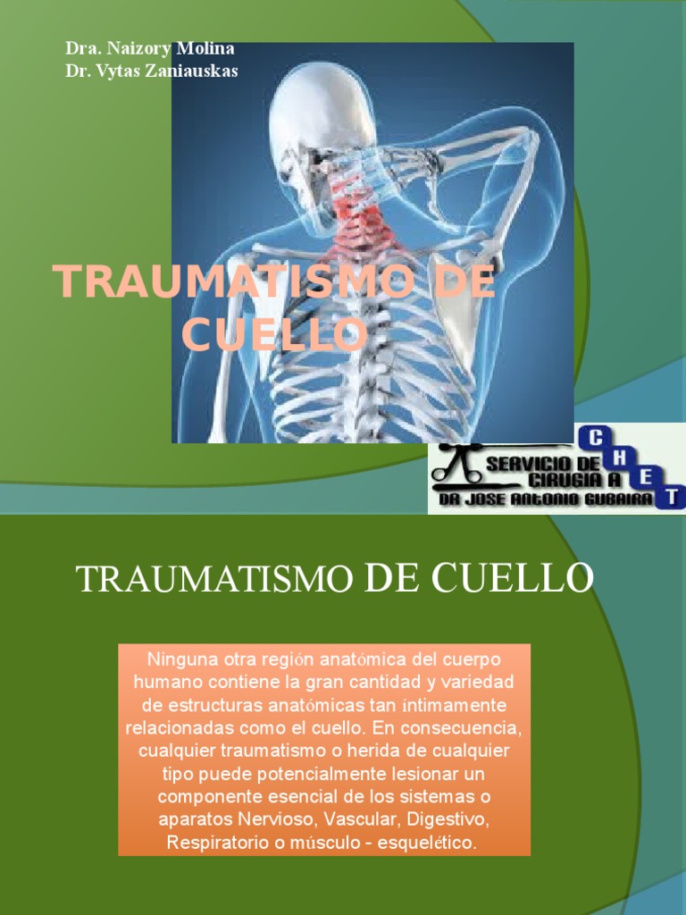 Trauma de Cuello | Lesión | Anatomía humana