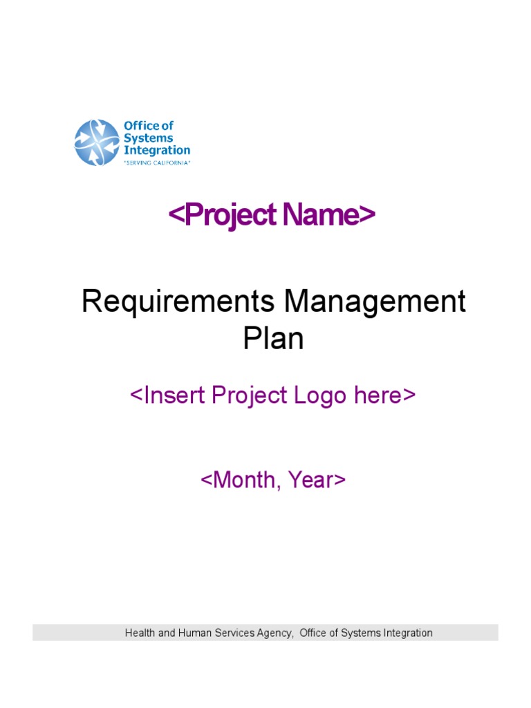 Requirements Management Plan | PDF | Software Release Life Cycle ...