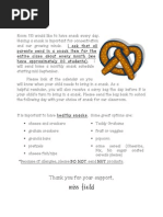 100 Day Snack Letter | PDF | Eating Behaviors Of Humans | Snack Food