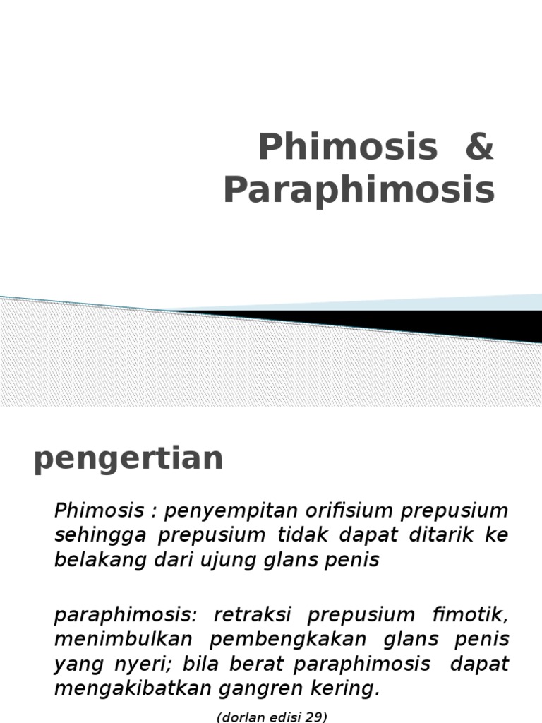 Phimosis & Paraphimosis | PDF