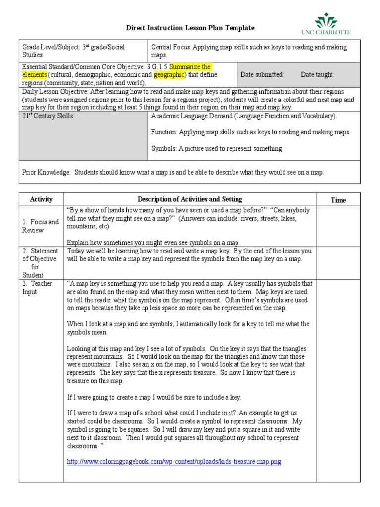 Social Studies Lesson Plan | PDF | Lesson Plan | Map