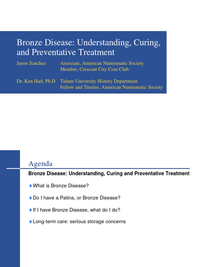 Bronze Disease: Understanding, Curing, and Preventative Treatment | PDF ...