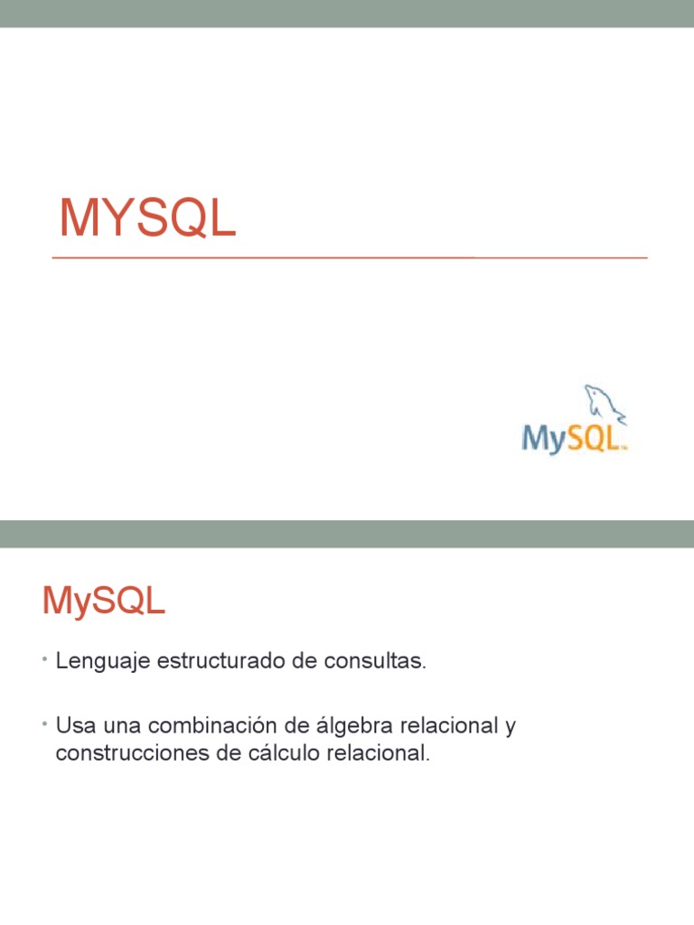 Introducción A MySQL | PDF | SQL | Tipo de datos