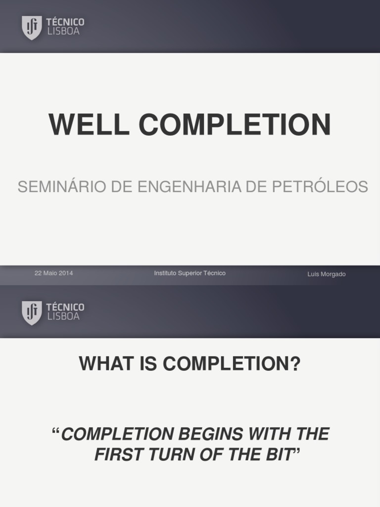 Well Completion | PDF | Casing (Borehole) | Oil Well