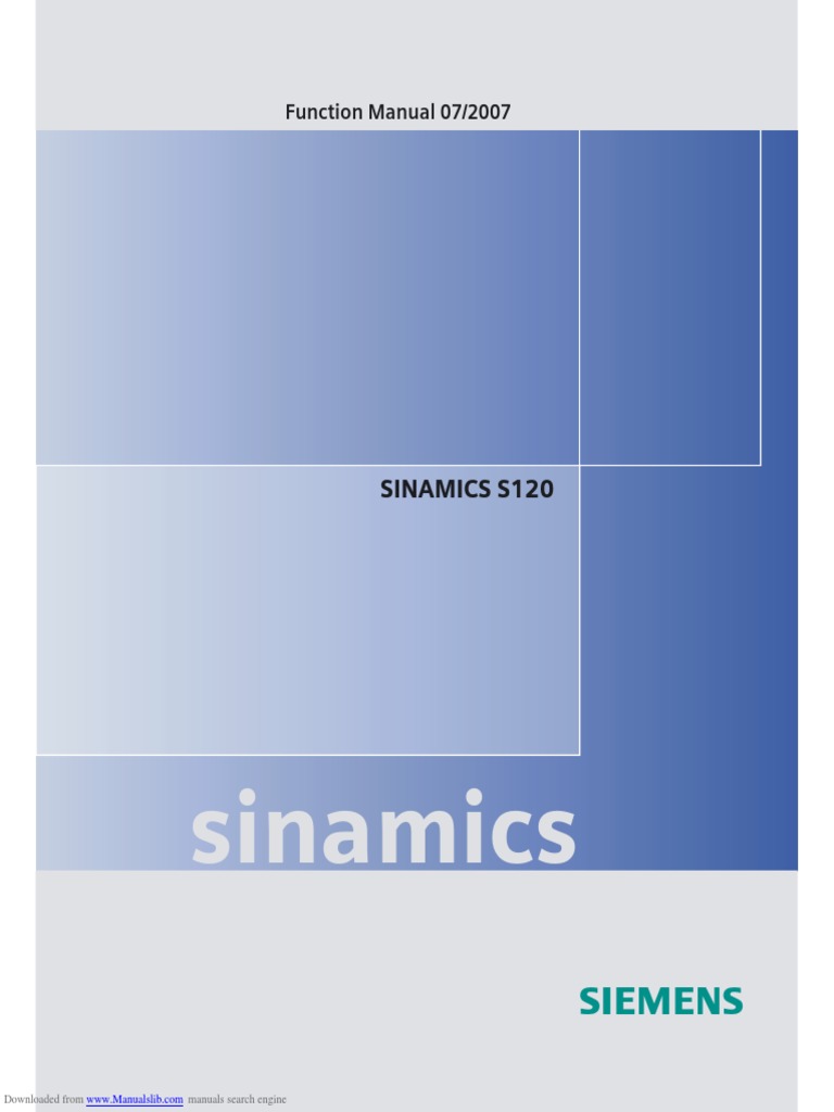 Sinamics s120 Function Manual | PDF | Electrostatic Discharge | Control ...