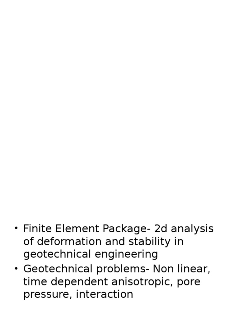 Plaxis | Download Free PDF | Stress (Mechanics) | Elasticity (Physics)