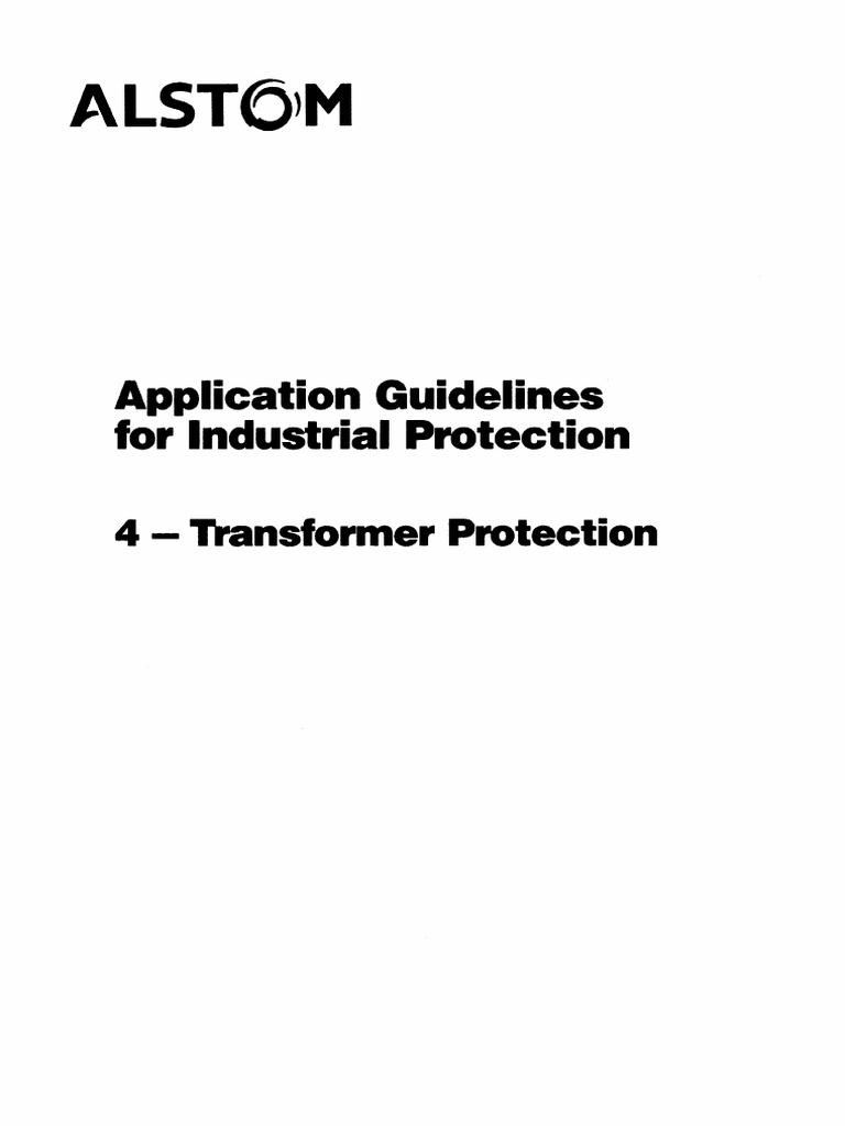 ALSTOM Transformer Protections | PDF