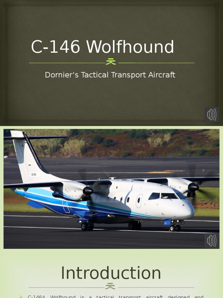 C-146A Wolfhound Tactical Transport Overview | PDF | Avionics | Aviation