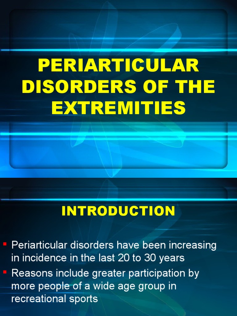 Periarticular Disorders of Extremities | PDF | Elbow | Limbs (Anatomy)