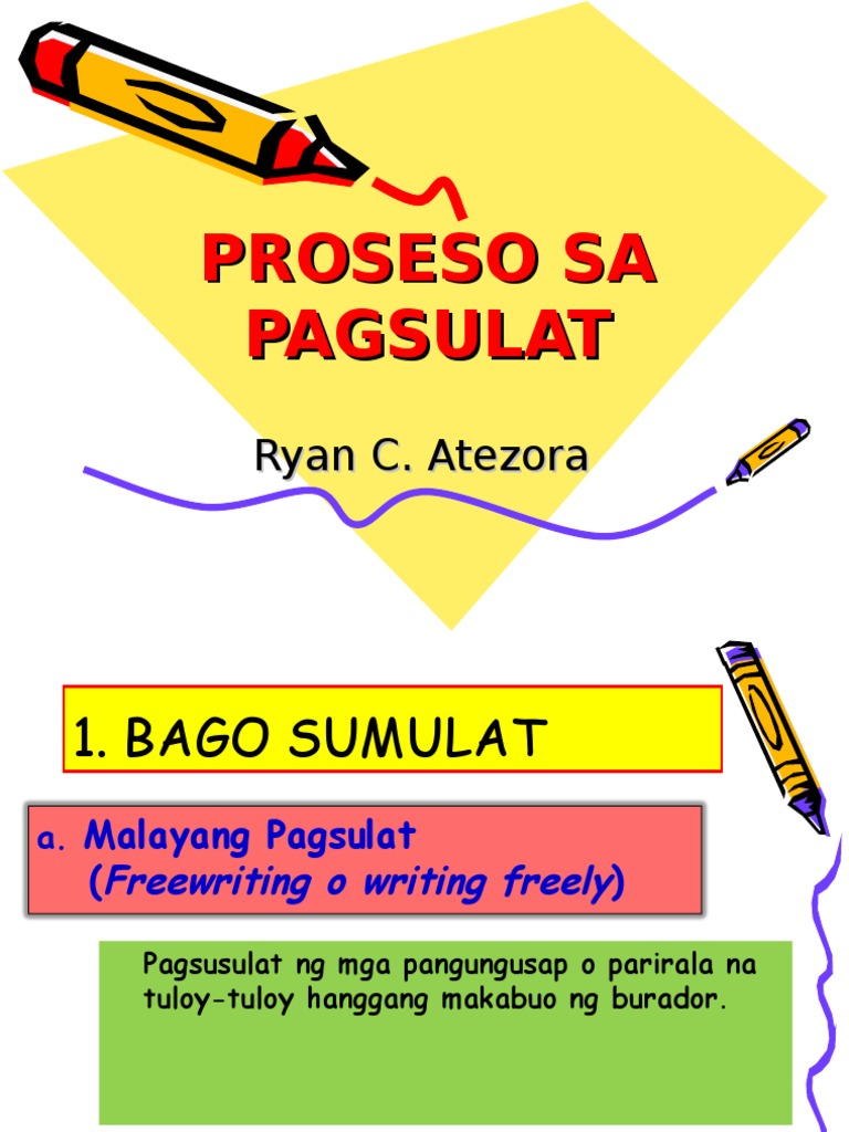 3-Proseso Sa Pagsulat | PDF