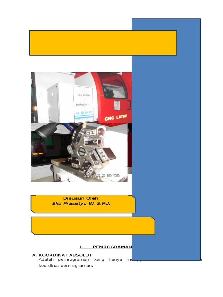 Modul SSCNC Turning | PDF | Metode & Bahan Ajar | Komputer