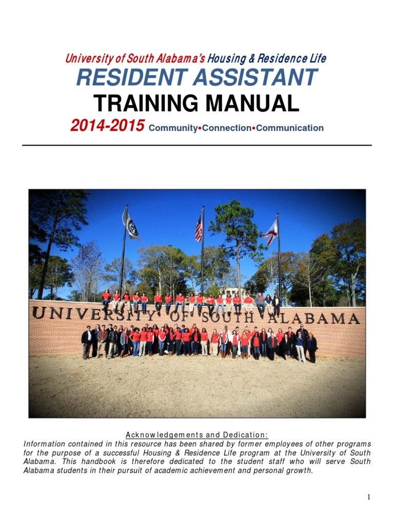 Resident Assistant Training Manual 2014-2015 | PDF | Bulimia Nervosa ...