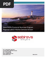 Nova Scotia Nominee Program NSNP 100 - Application Form For The ...