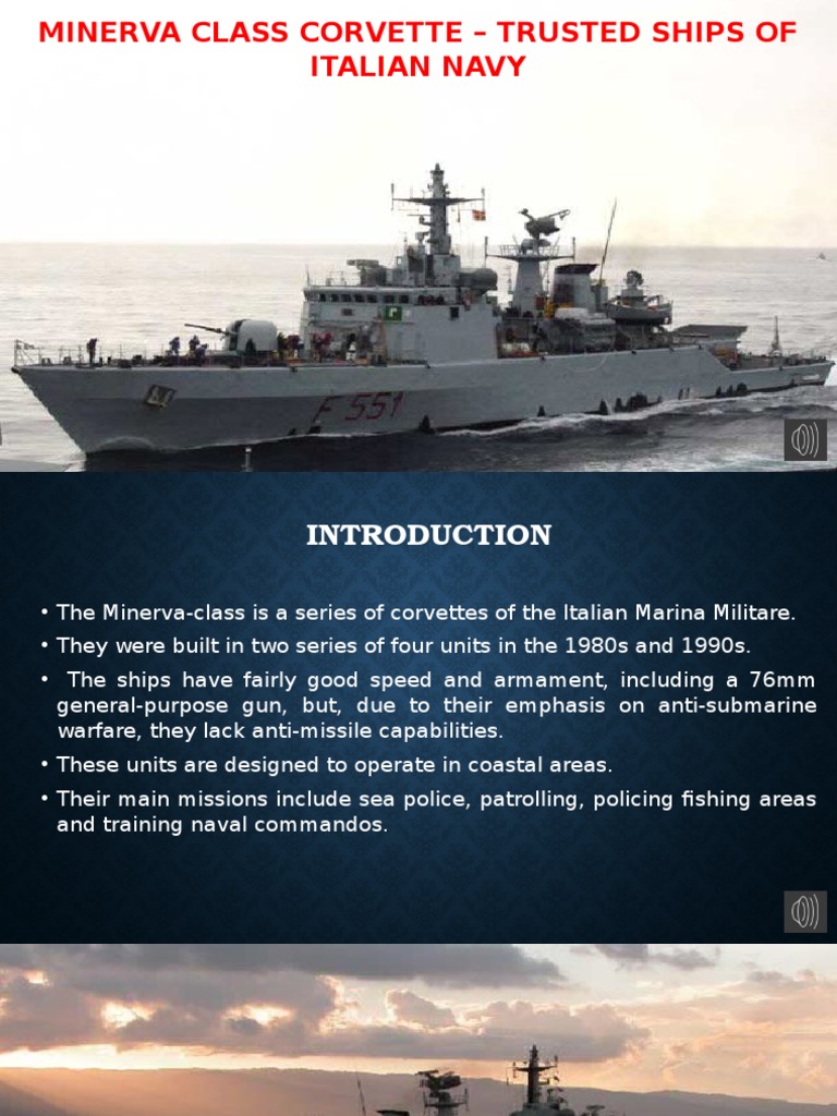 Minerva Class Corvette - Trusted Ships Of Italian Navy | Navies | Warships