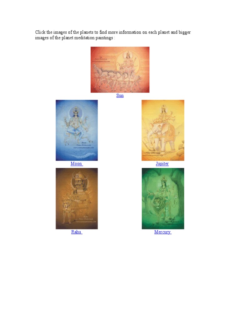 9 Planets In Astrology Pdf Planets In Astrology Planets