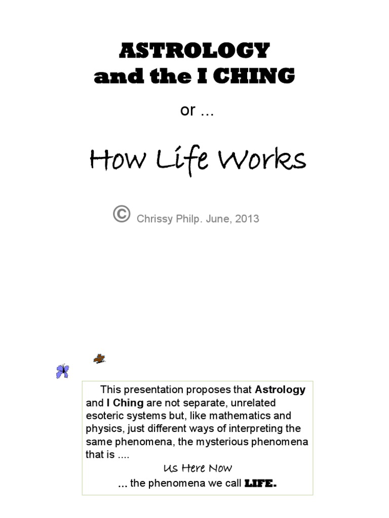 Astrology & I Ching - How Life Works | PDF | Yin And Yang | Pisces ...