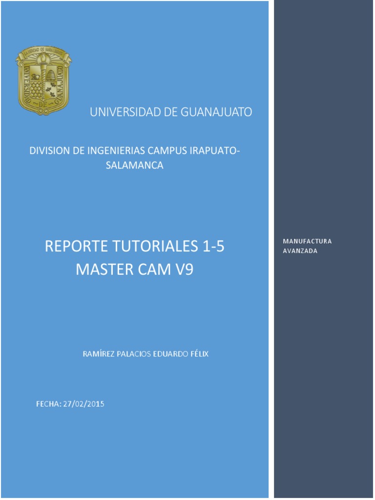 Tutoriales Mastercam V8 1 5 Pdf Button Computing Computing 5539