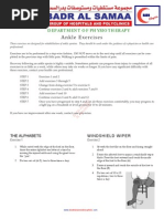 Ankle Foot AROM PDF | PDF