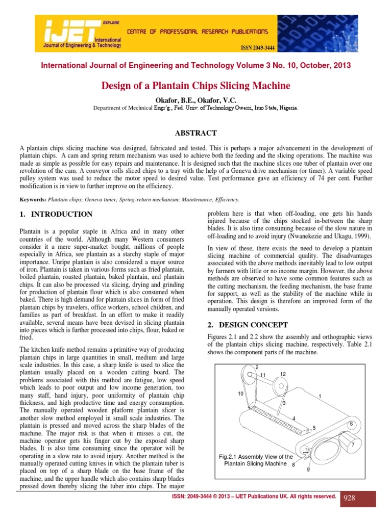 Chip Cutting Machine | Download Free PDF | Machines | Torque