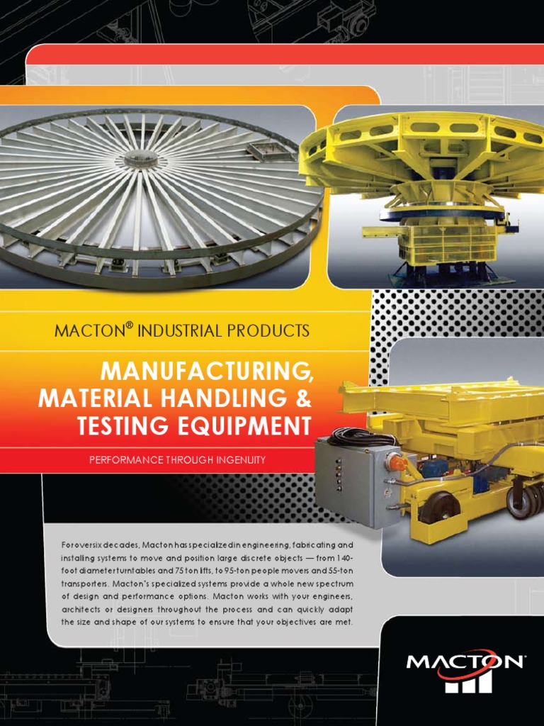 Macton Industrial Brochure | PDF | Factory | Engineering