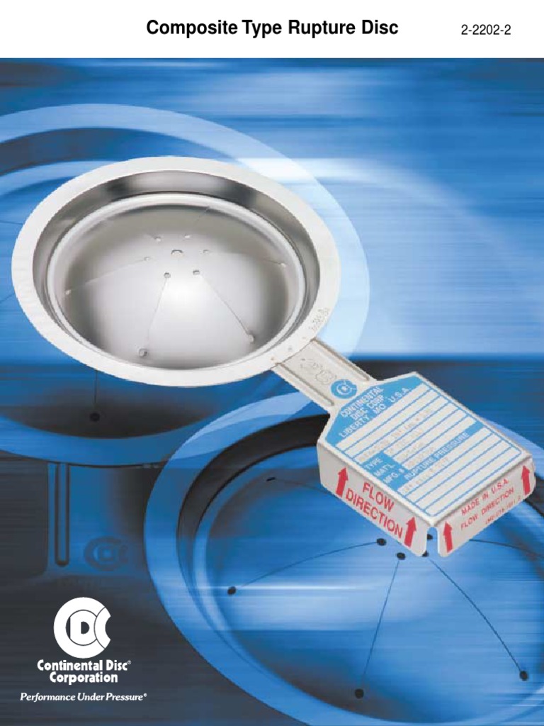 Composite Type Rupture Disc | PDF | Screw | Valve