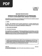 MIL-PRF-83282D Hydraulic Fluid Specs | PDF | Pressure | Petroleum