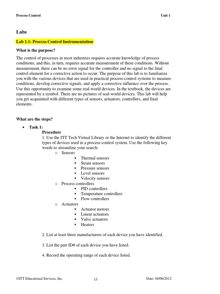 Automatic Industrial Control Laboratory | PDF | Amplifier | Analog To ...