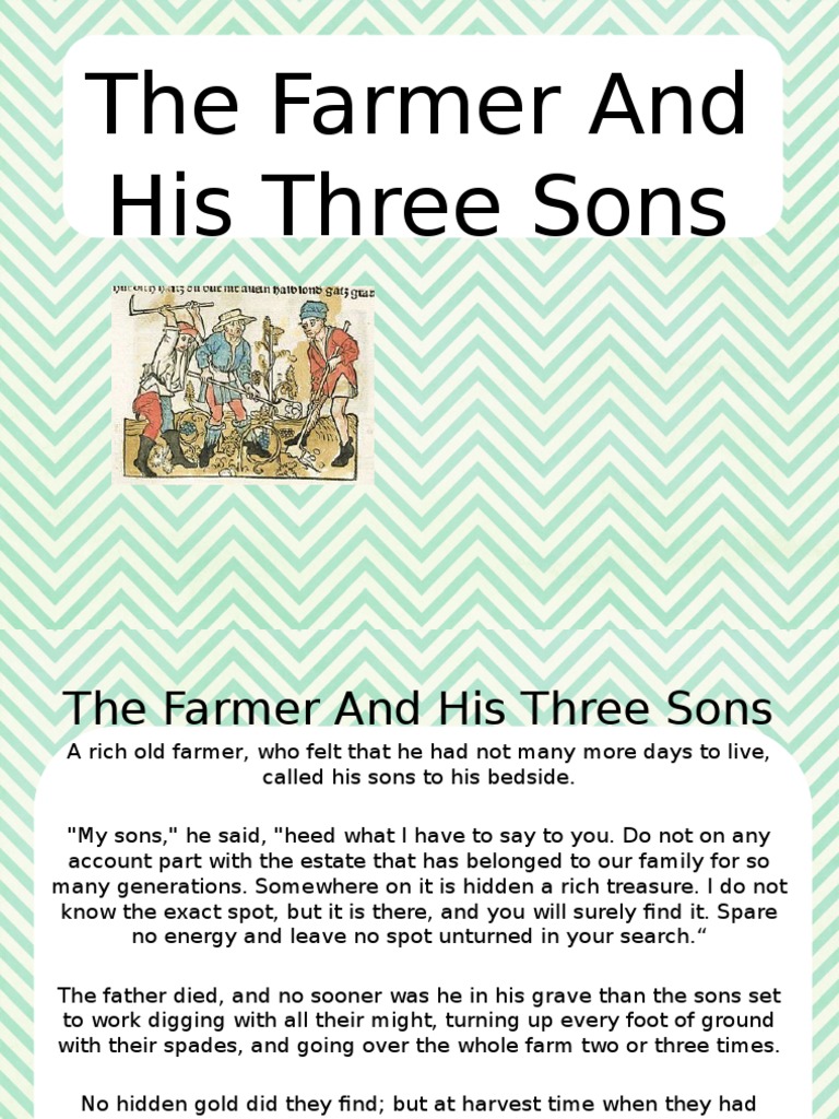 The Farmer and His Three Sons: A Moral Tale | PDF | Economies