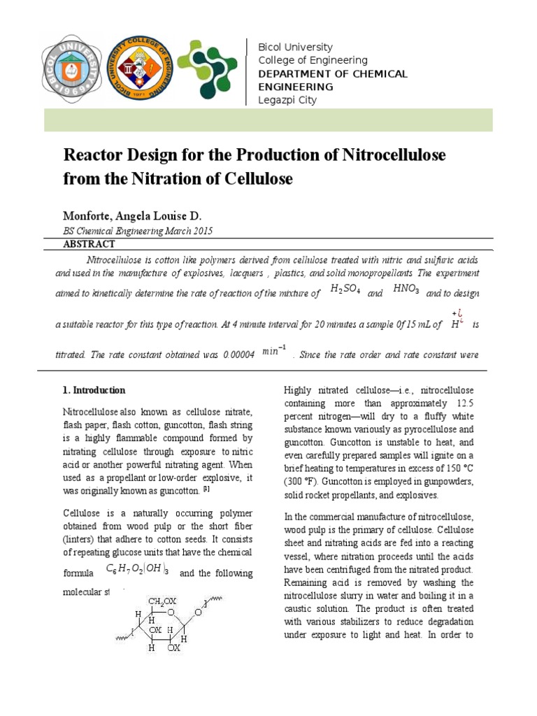 Reactor Design | PDF | Chemical Reactor | Physical Sciences