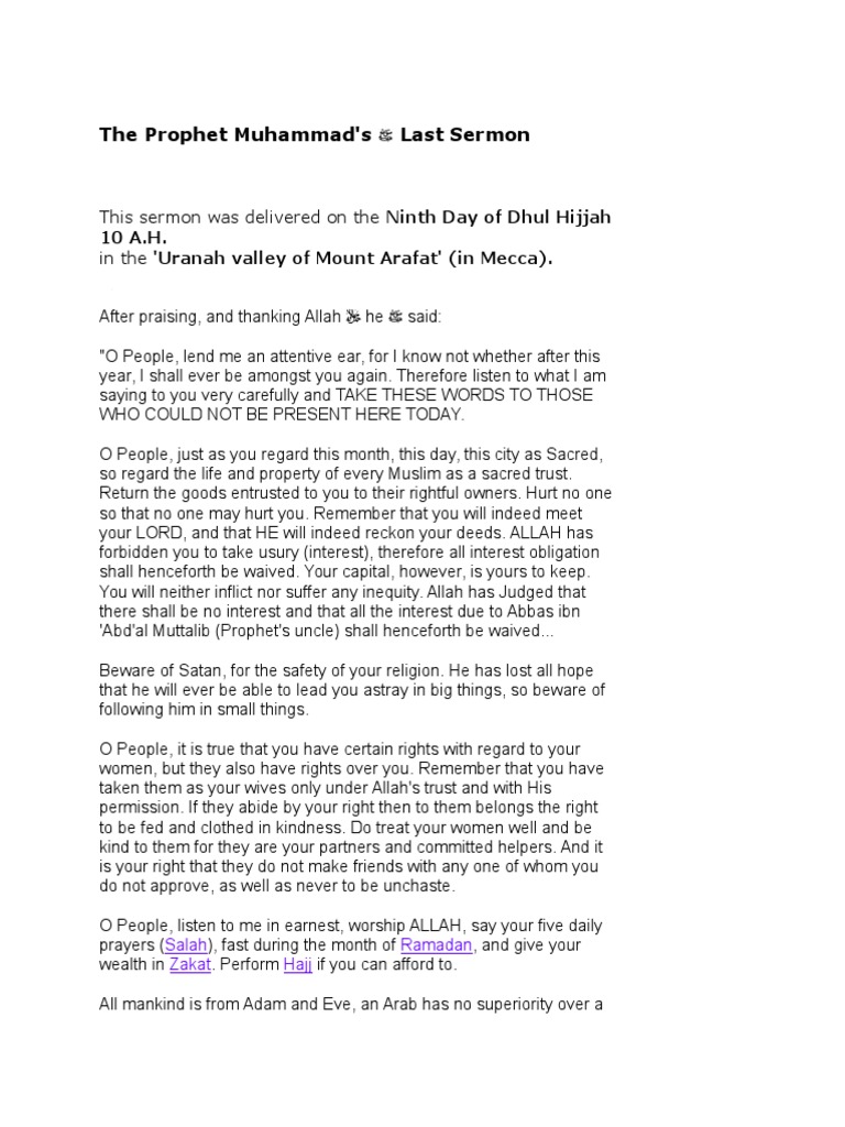 The Prophet Muhammad (P.b.u.h) | PDF | Muhammad | Allah