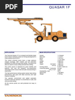 DU311 Ith Longhole Drill: Technical Specification | PDF | Drill | Drilling