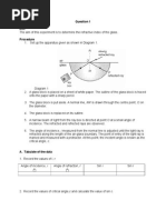 Lab Report Experiment 6 Diffraction Grating | PDF | Diffraction | Electrodynamics