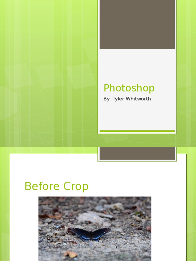 Photoshop Editing Steps Guide | PDF