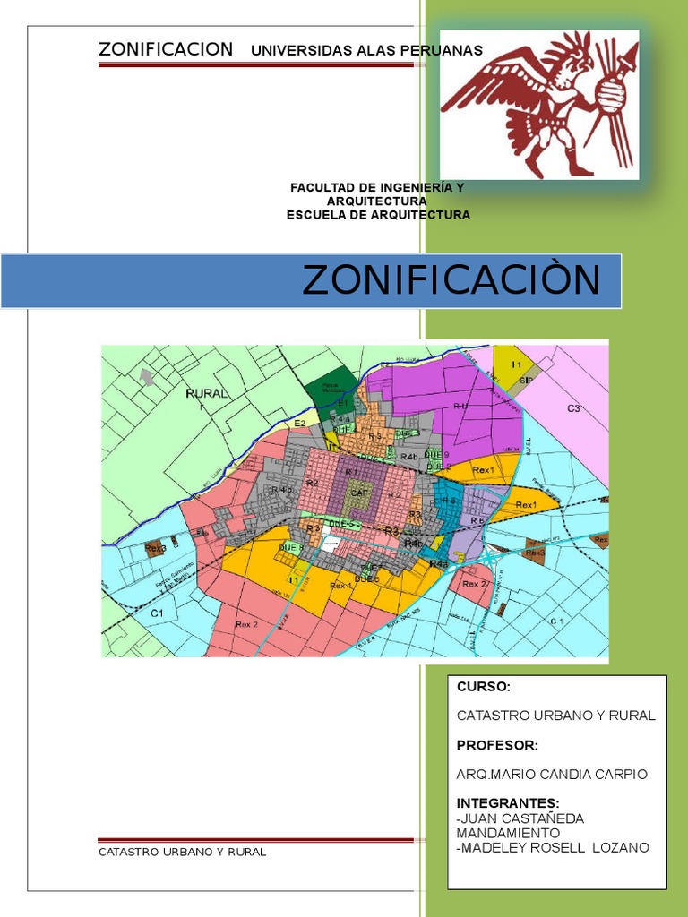 ZONIFICACION (Concepto Basico) | PDF | Área urbana | Ciudad