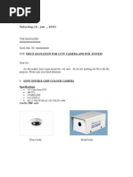 CCTV Quotation by Apr Smart Solution PDF | PDF | Closed Circuit ...