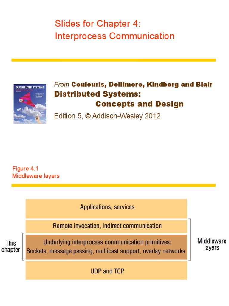 Slides For Chapter 4: Interprocess Communication: Distributed Systems: Concepts and Design | PDF ...