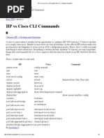 HP Switching - Display-Main CLI Commands | PDF | Secure Shell | Command ...