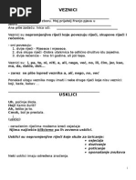 Vjezba Nepromjenjive I Promjenjive Vrste Rijeci | PDF