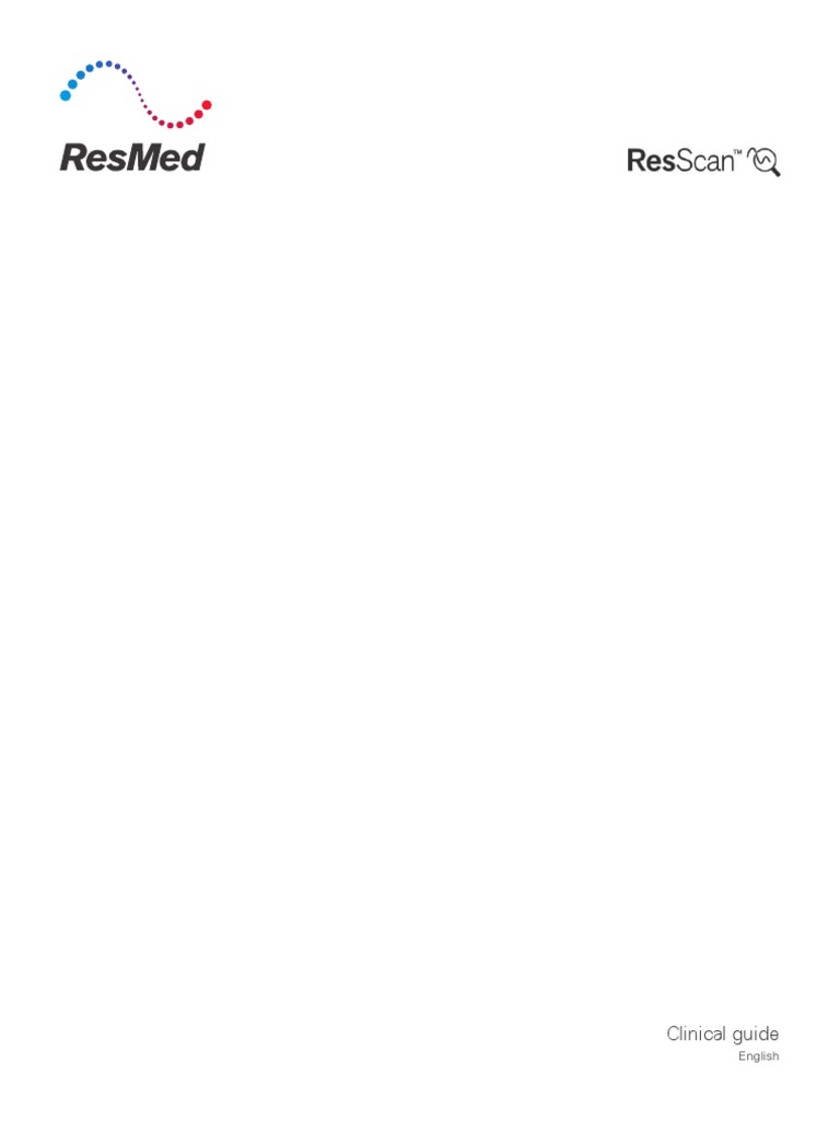 ResScan 5.1 Clinician Manual | PDF | Installation (Computer Programs ...