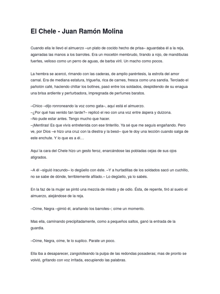 El Chele | PDF | Violencia | Prisión