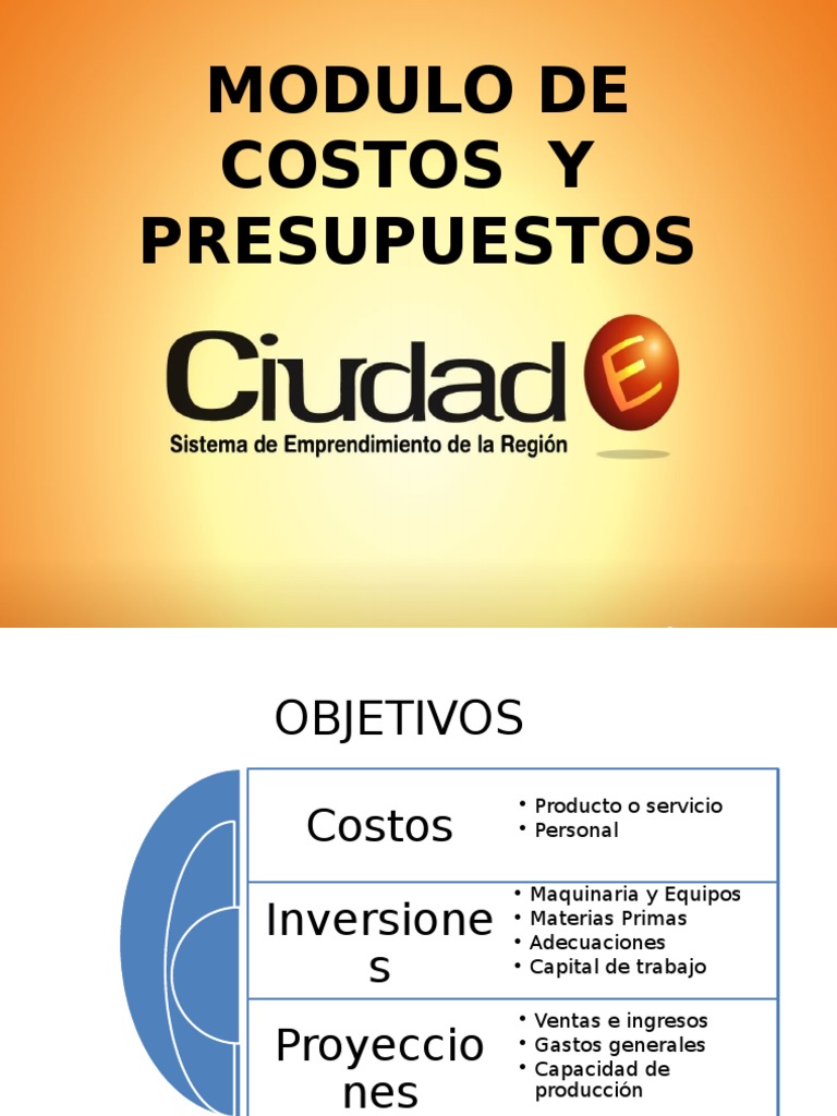 Diapositiva de Costos y Presupuestos Diapositiva de Costos y Presupuestos | PDF | Presupuesto ...