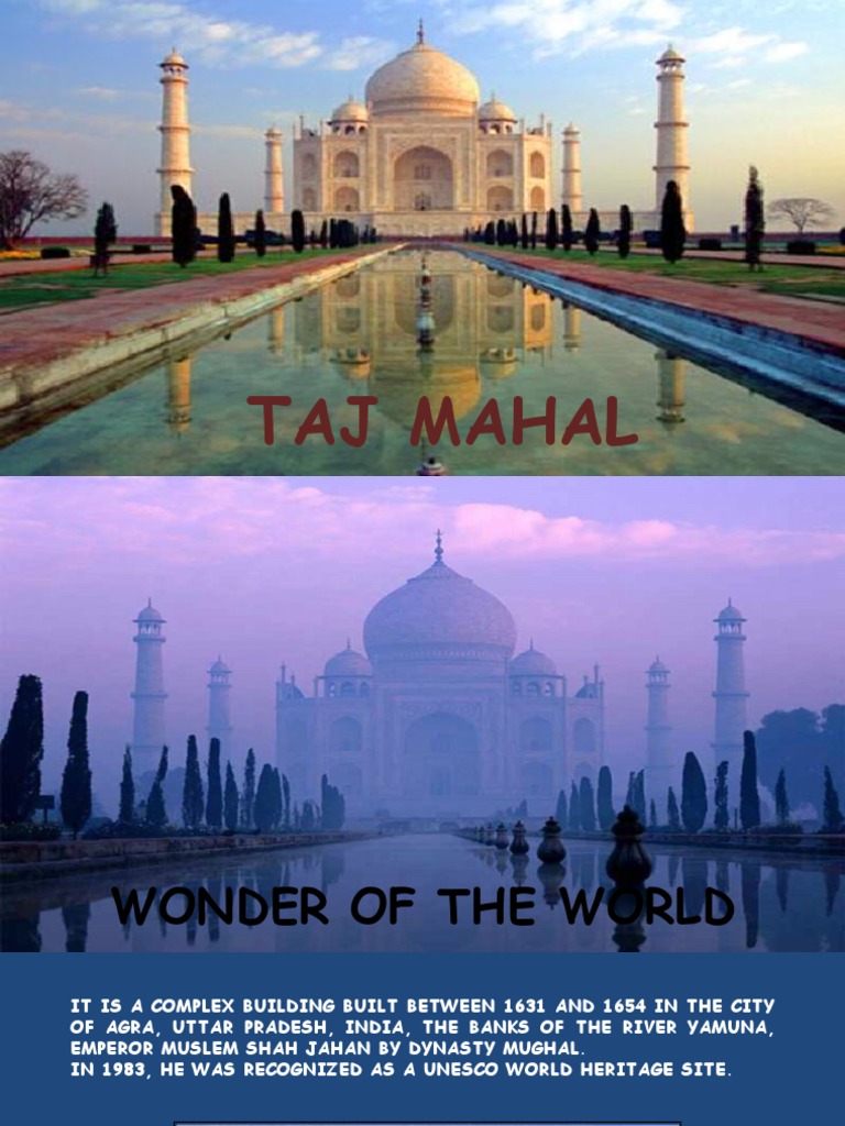 Taj Mahal Powerpoint | PDF