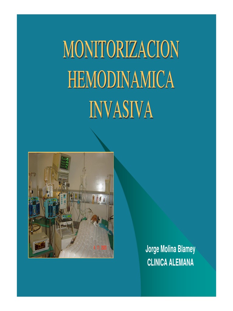 Monitorizacion Hemodinamica Invasiva | PDF | Hemodinámica | Vena