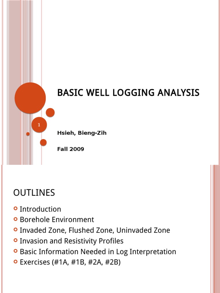 Basic Well Logging Analysis - 1 (Borehole Environment) | PDF | Porosity ...