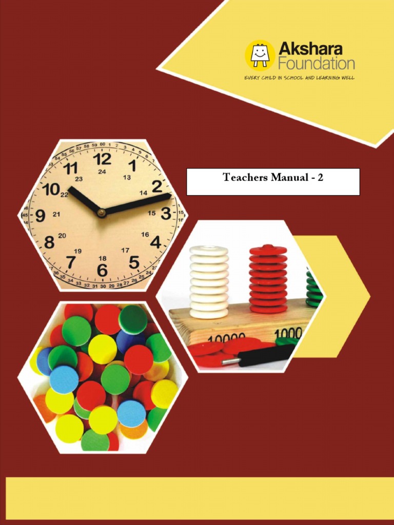 Akshara Ganitha Math Teacher's Manual - 2 | PDF | Weight | Time
