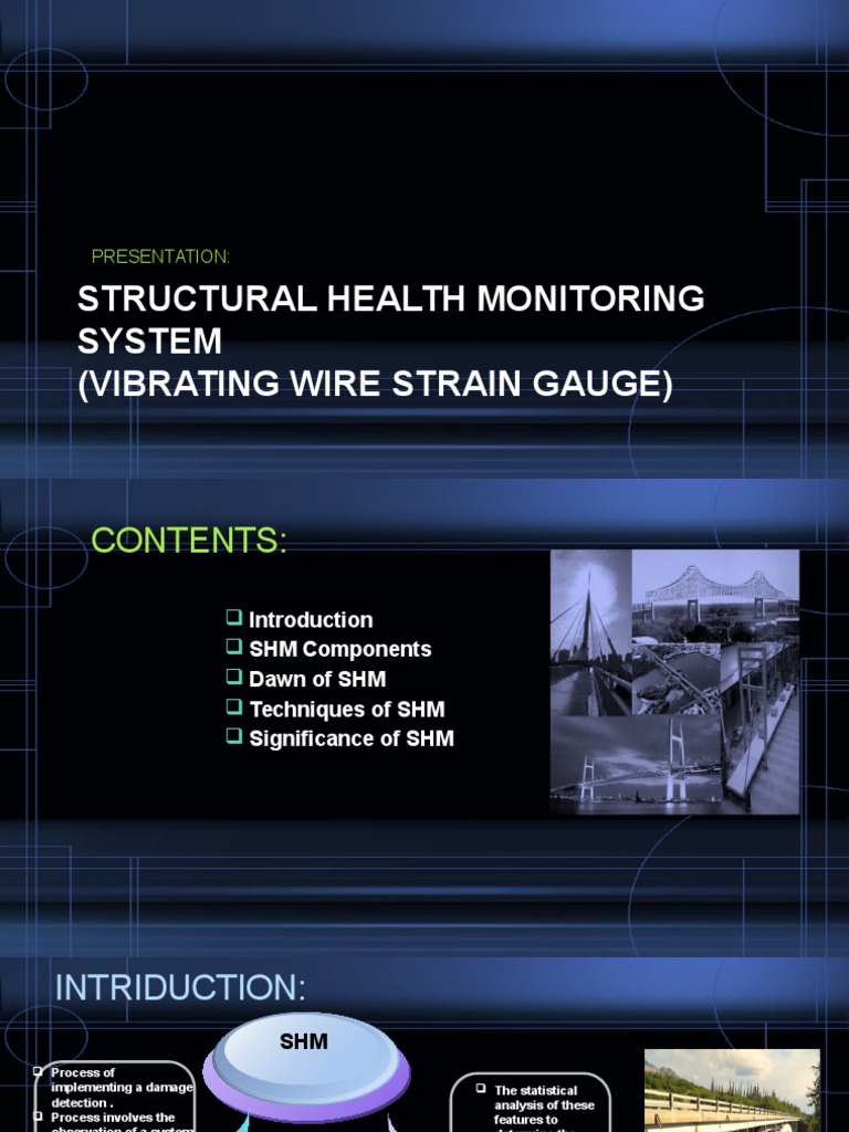 Structural Health Monitoring System | PDF | Civil Engineering | Physics